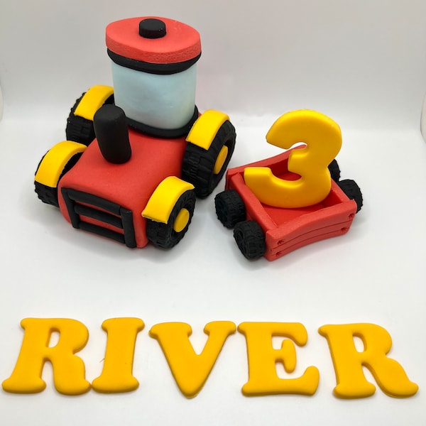 Tractor Ted Cake Topper - Etsy UK