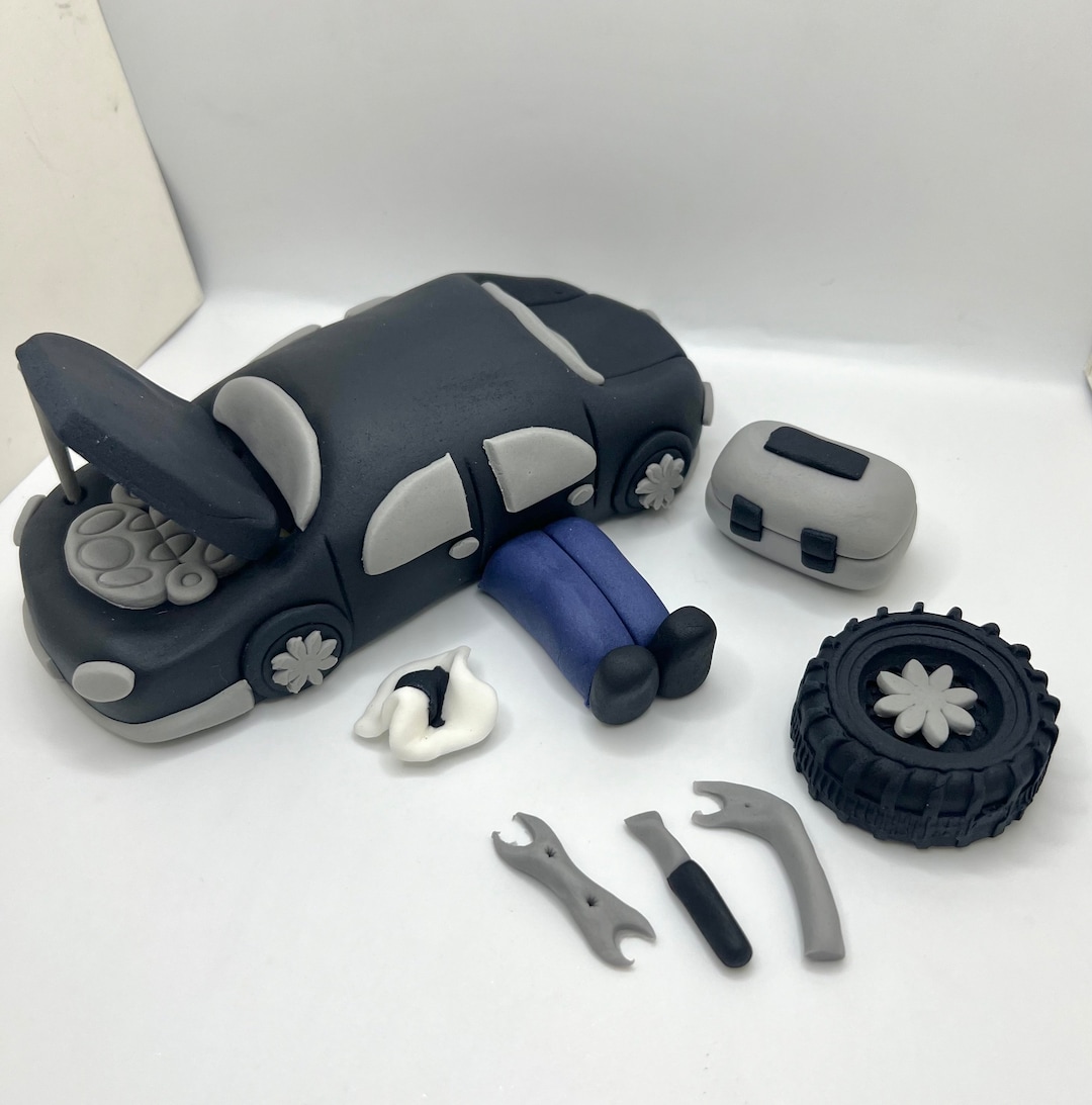 Mechanic Cake Topper, Car Cake Topper, Personalised Car Cake Topper ...