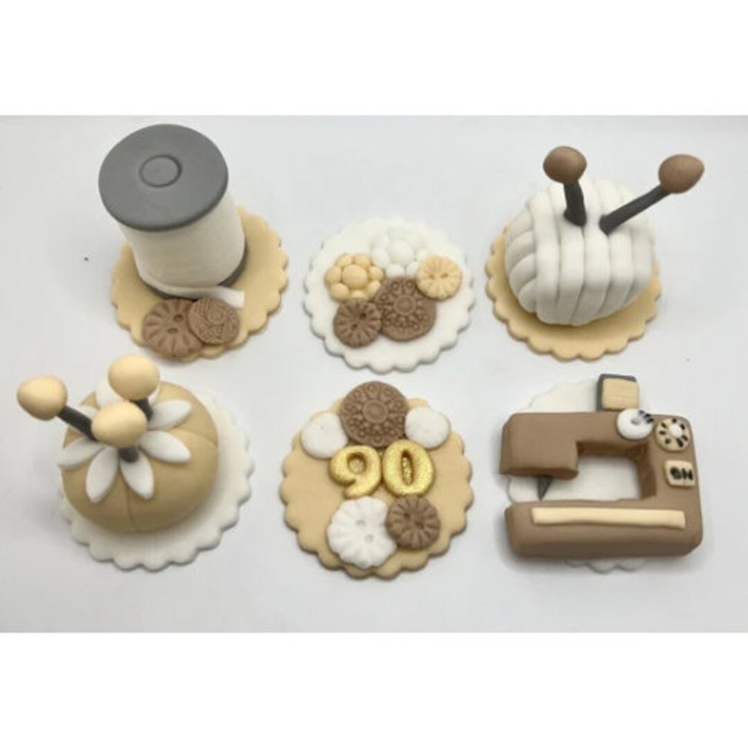 Knitting Cake Topper, Sewing Cake Topper, Crafting Cake Topper ...