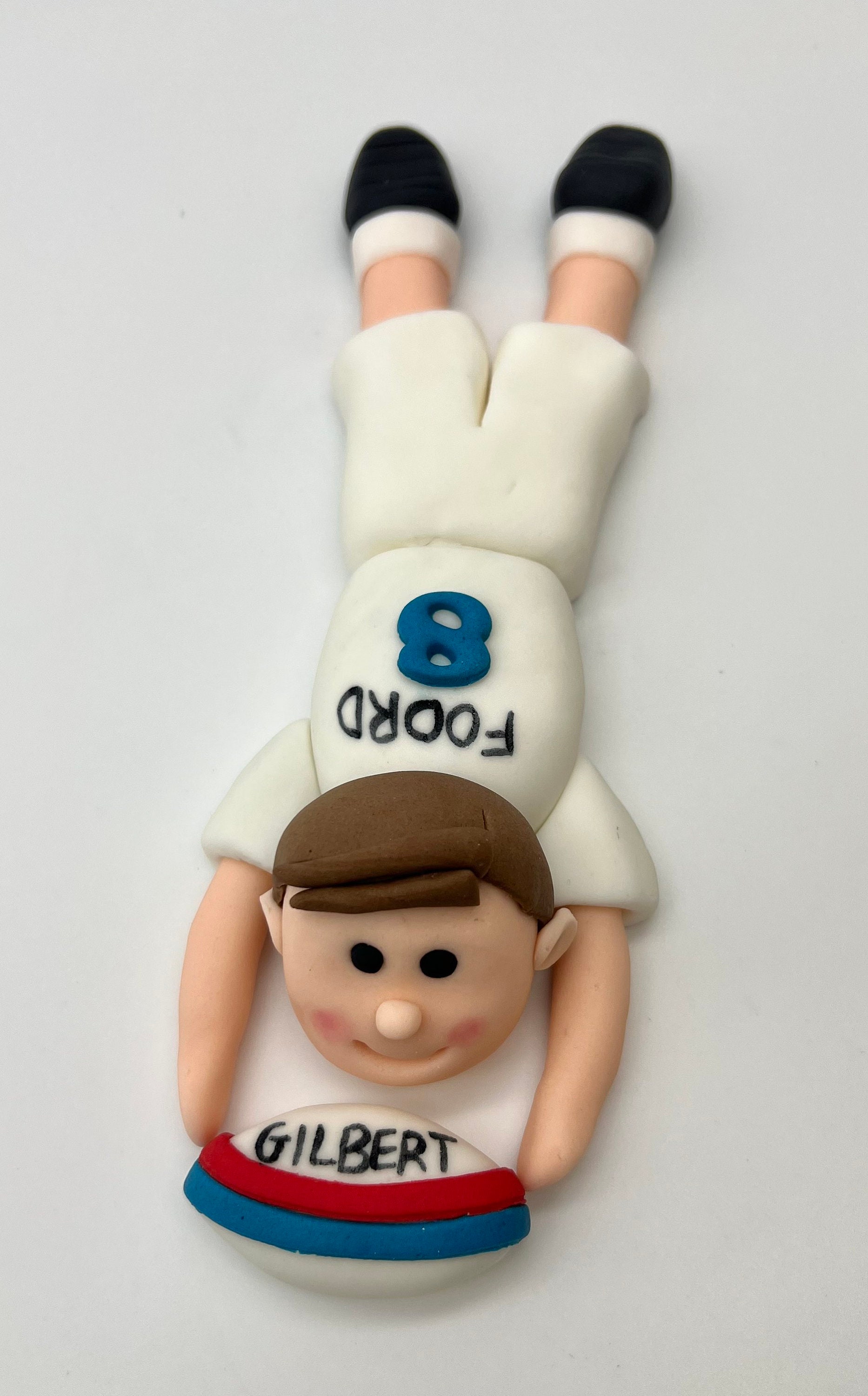 Rugby Cake Topper Rugby Player Cake Topper Exercise Cake - Etsy UK