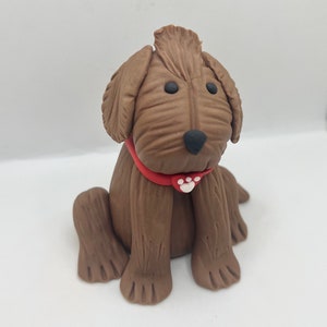 Cockapoo Cake Topper, Dog Cake Topper, Pet Cake Topper, Handmade Edible ...