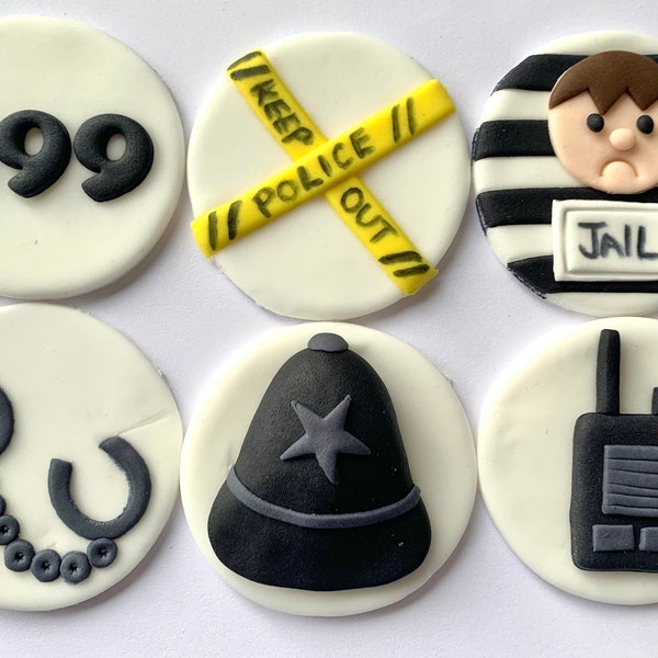 Police Cake Topper - Etsy UK
