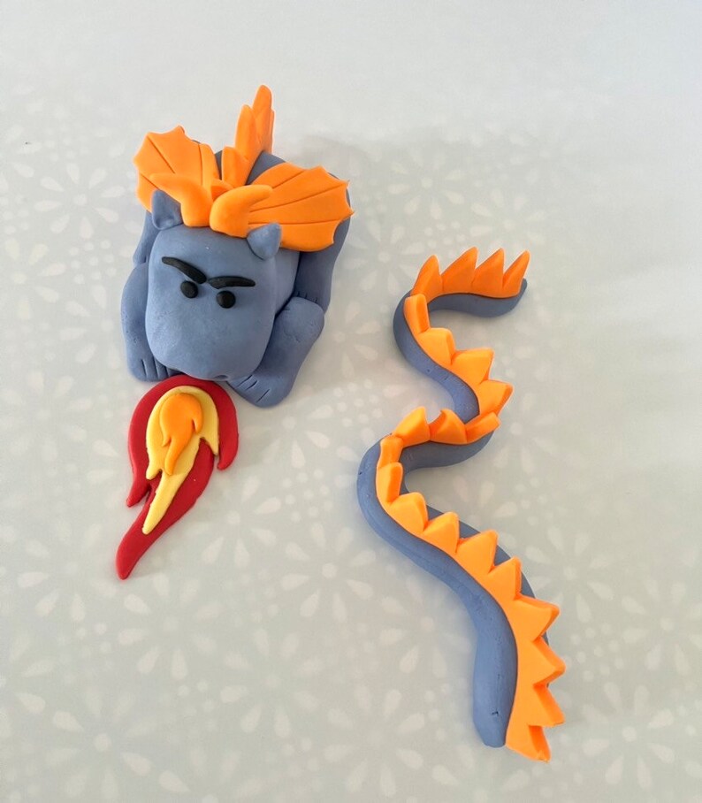 Dragon Cake Topper Knight Cake Topper Handmade Edible Cake - Etsy