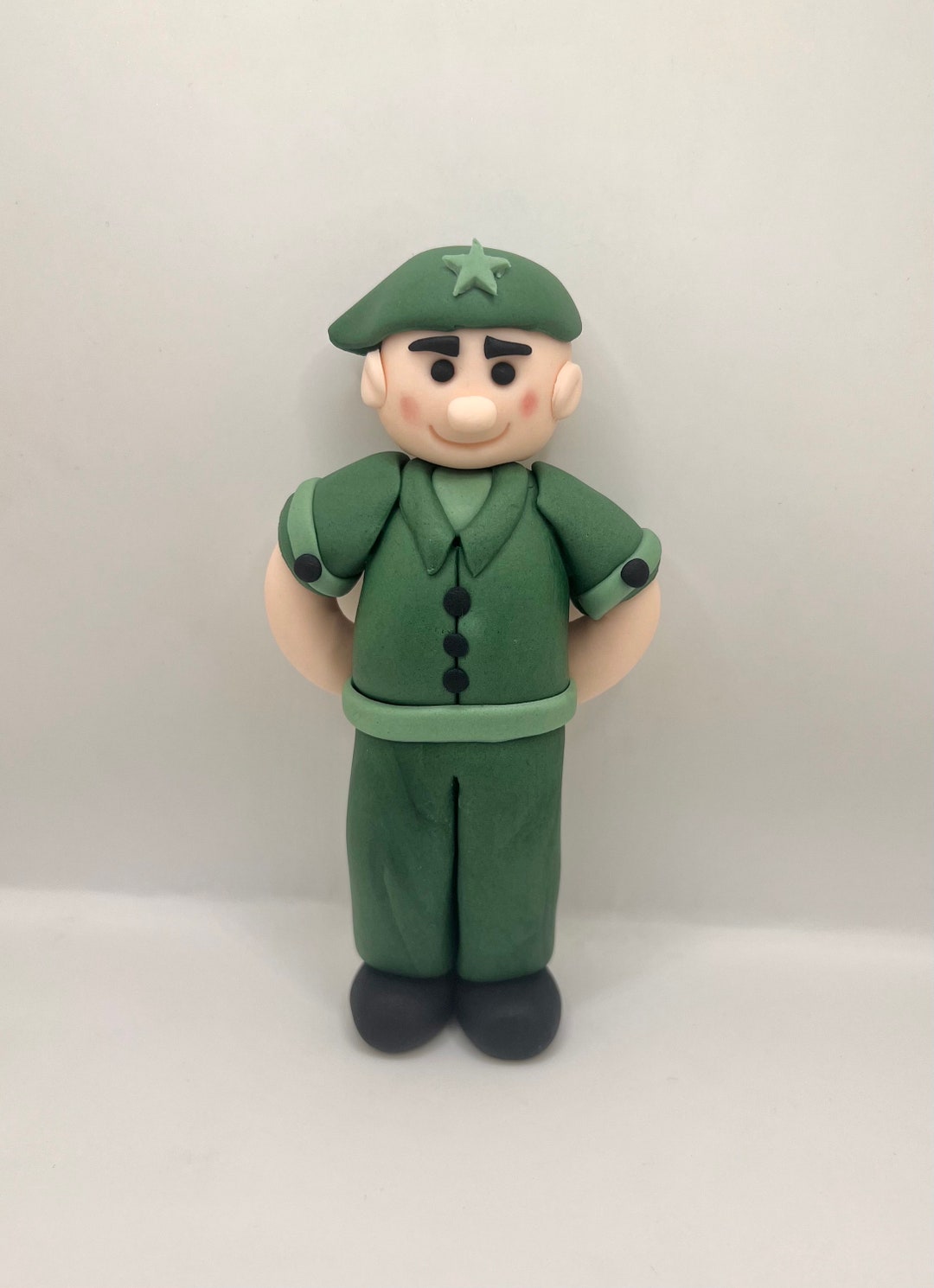 Army Cake Toppers, Soldier Cake Topper, Sargent Cake Topper, Handmade ...