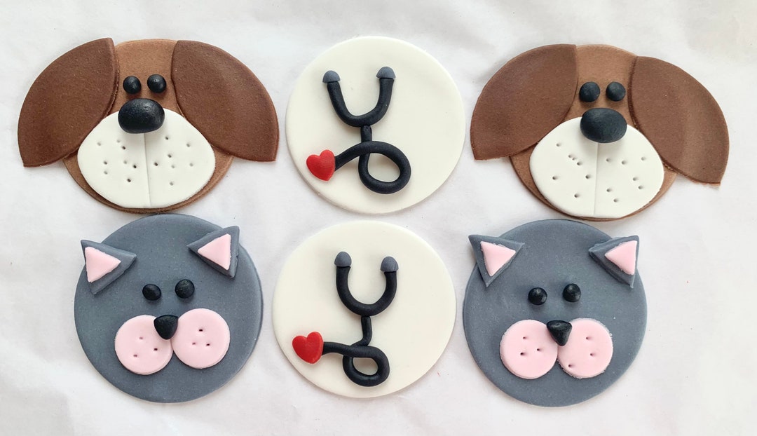 Vet Cake Topper Veterinary Cake Topper Dog Cake Topper Cat - Etsy