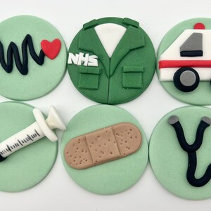 Paramedic Cake Topper, Doctor Cake Topper, Nurse Themed Handmade Edible ...
