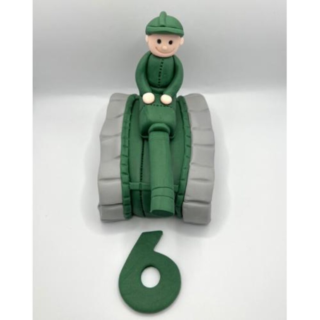 Army Cake Toppers, Soldier Cake Topper, Army Tank Cake Topper, Handmade ...