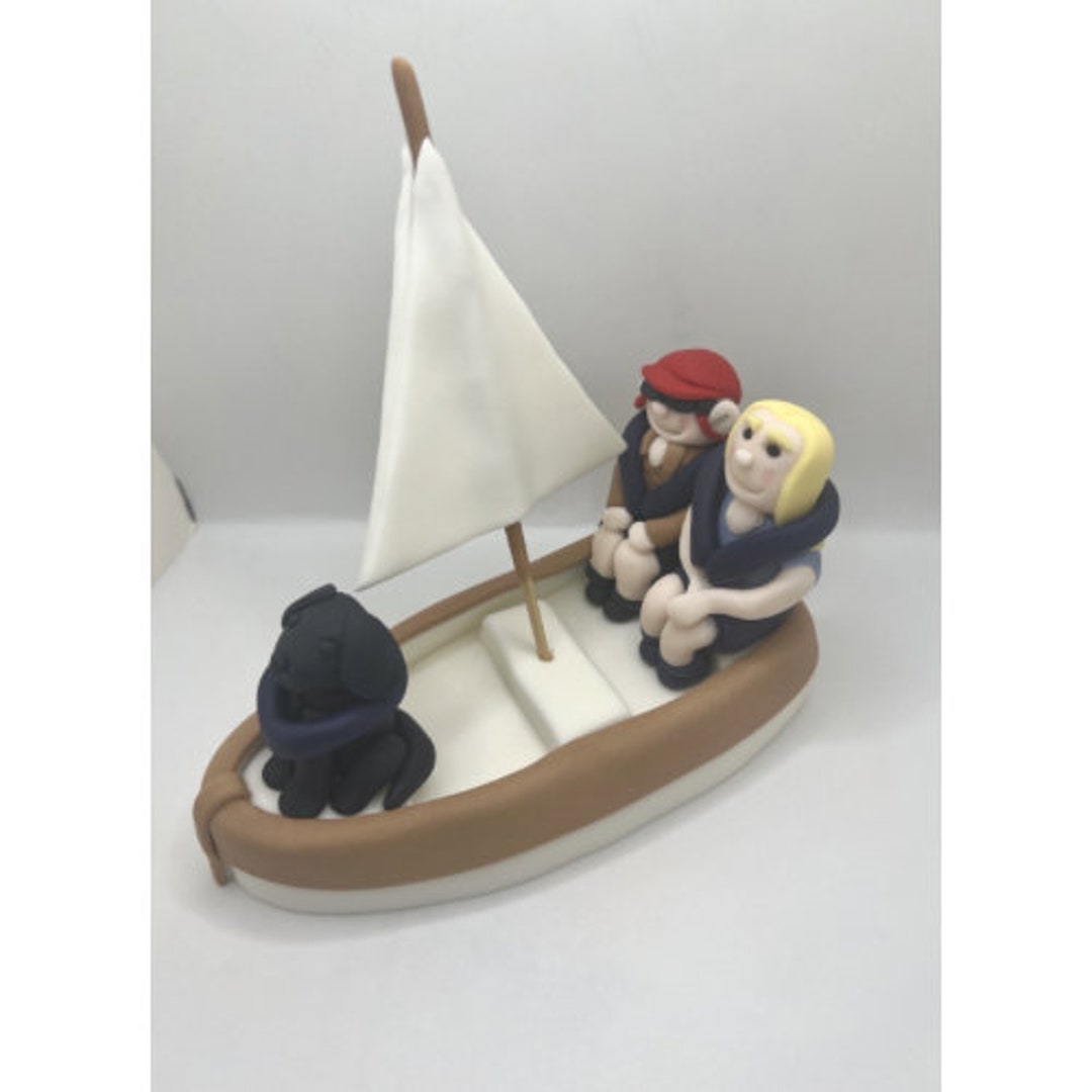 Boat Cake Topper, Sailing Cake Topper, Handmade Edible Cake Toppers - Etsy