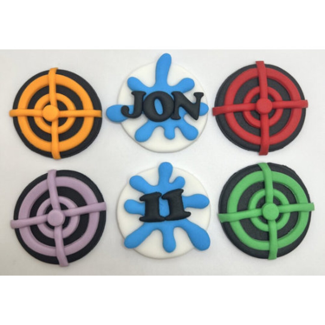 Paintball Cake Topper, Paint Cake Topper, Art Cake Topper, Artist Cake ...