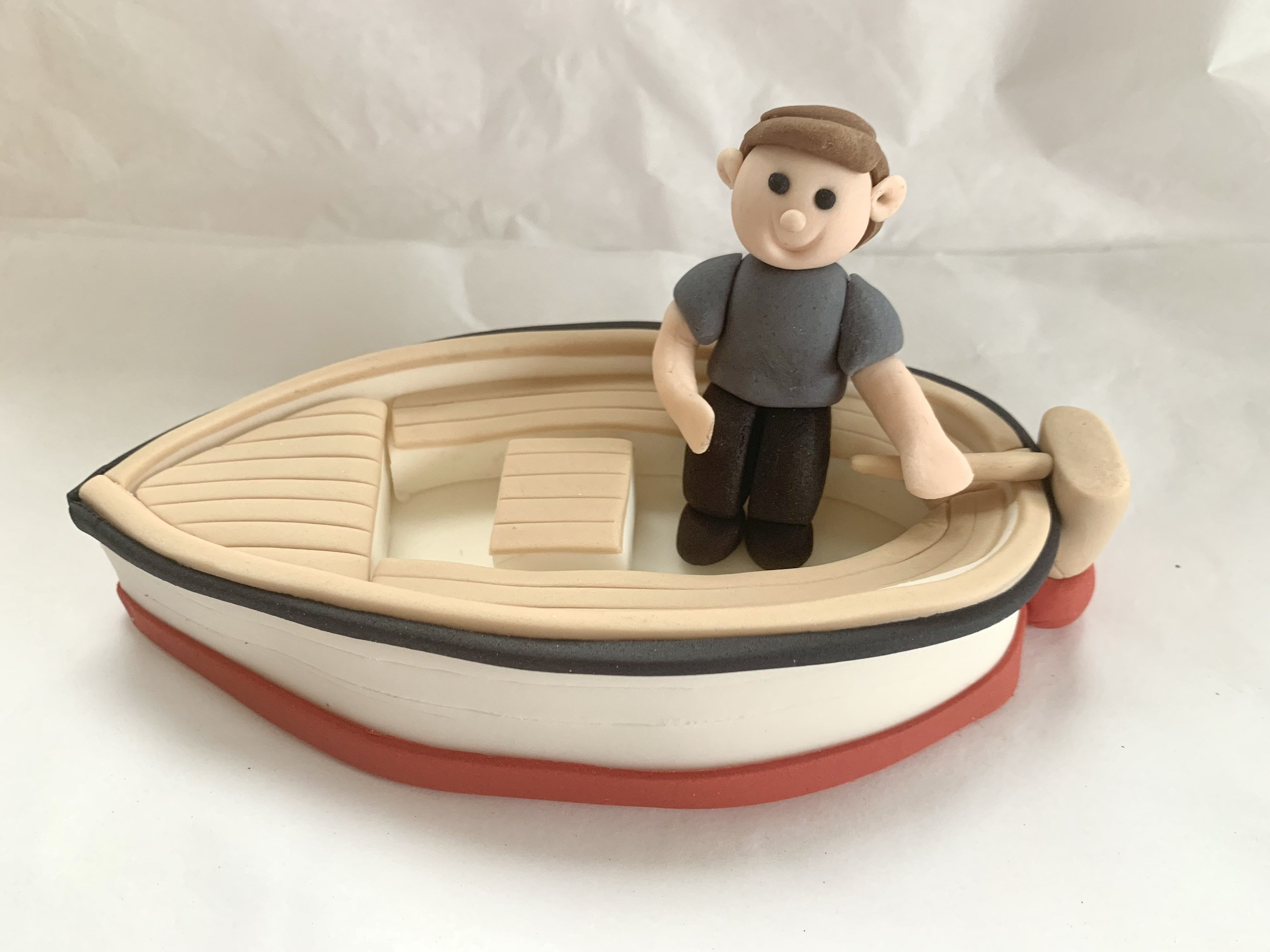 Boat Cake Topper Sailing Cake Topper Handmade Edible Cake - Etsy UK