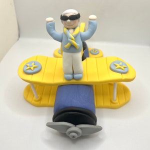 Wing Walking Cake Topper, Aeroplane Cake Topper, Plane Cake Topper ...