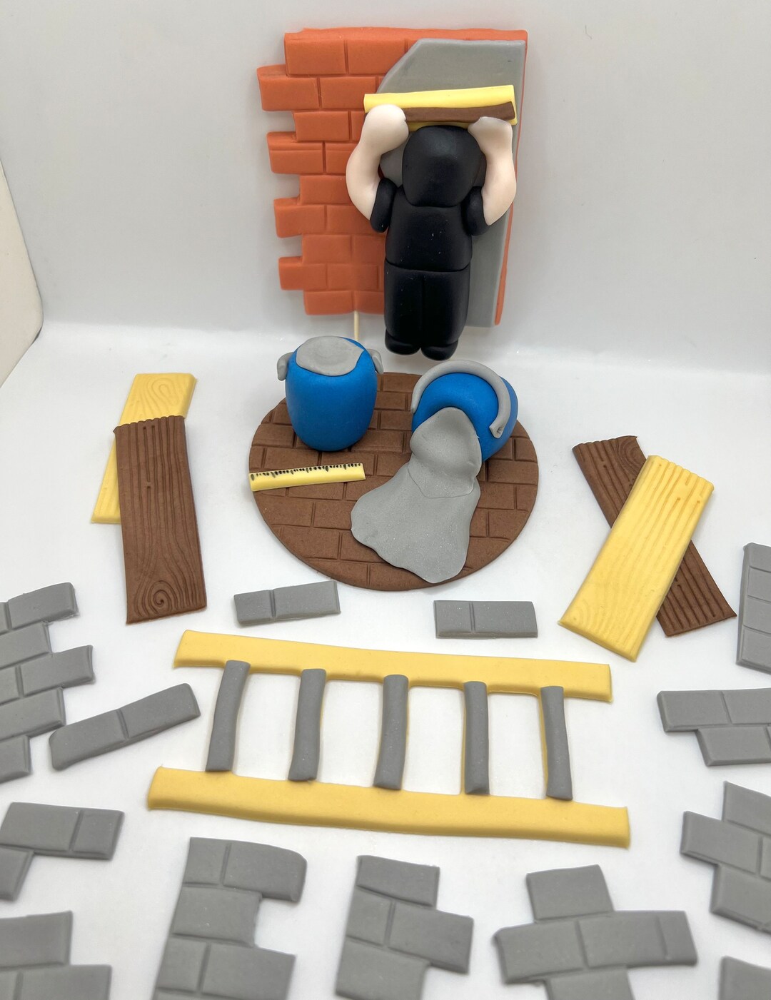 Plasterer Cake Topper Builder Cake Topper Carpenter Cake - Etsy