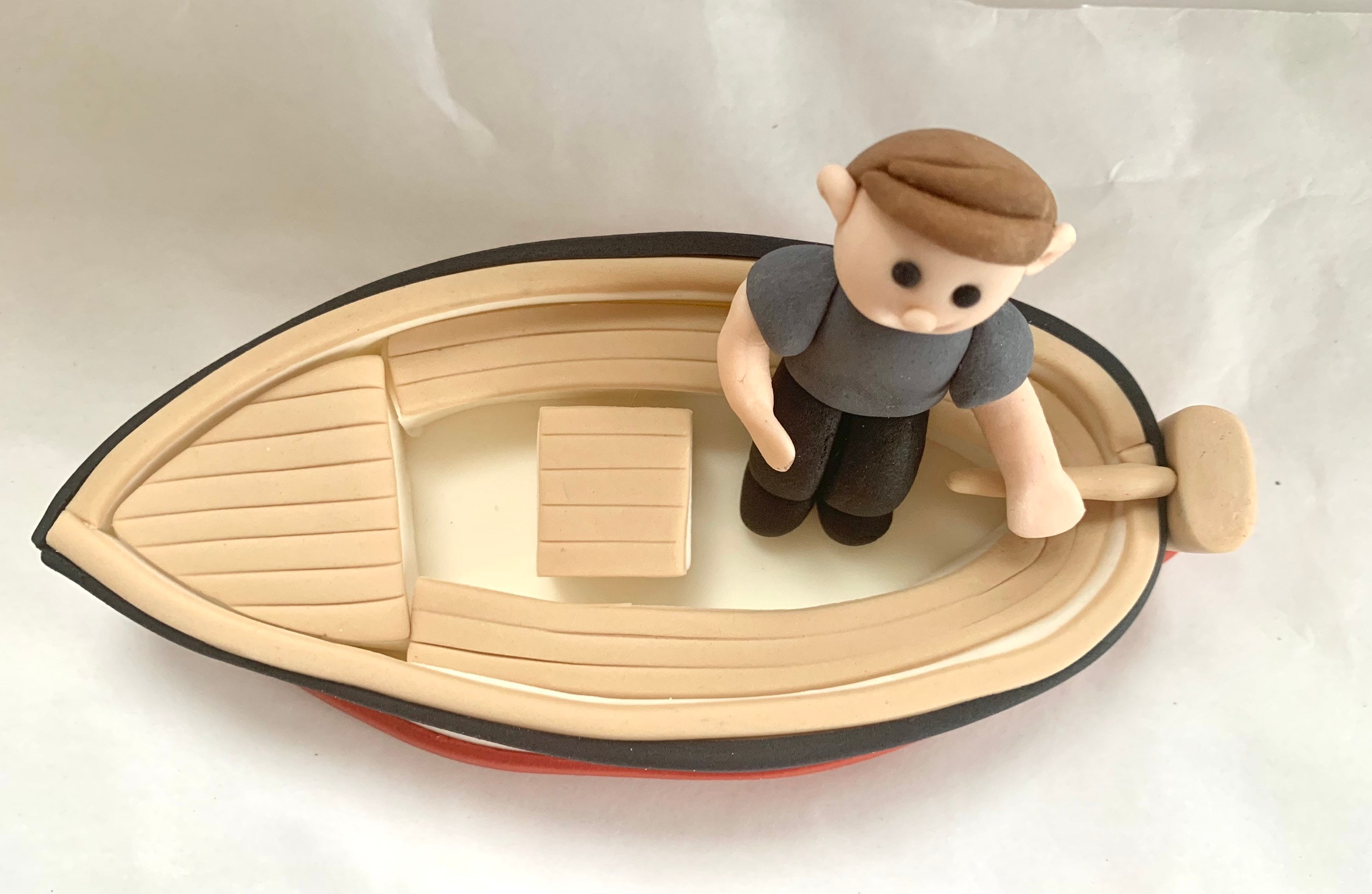 Boat Cake Topper Sailing Cake Topper Handmade Edible Cake - Etsy UK