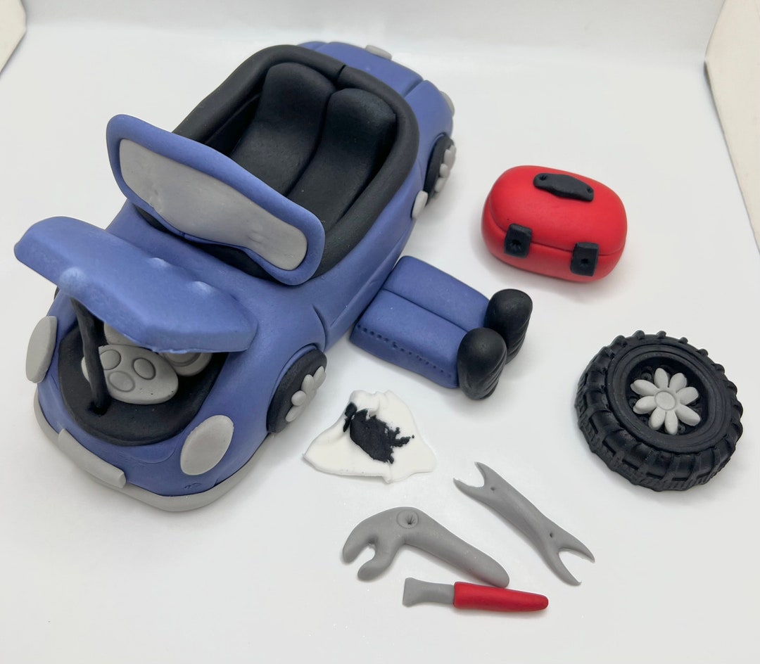 Mechanic Cake Topper Car Cake Topper Personalised Car Cake - Etsy UK