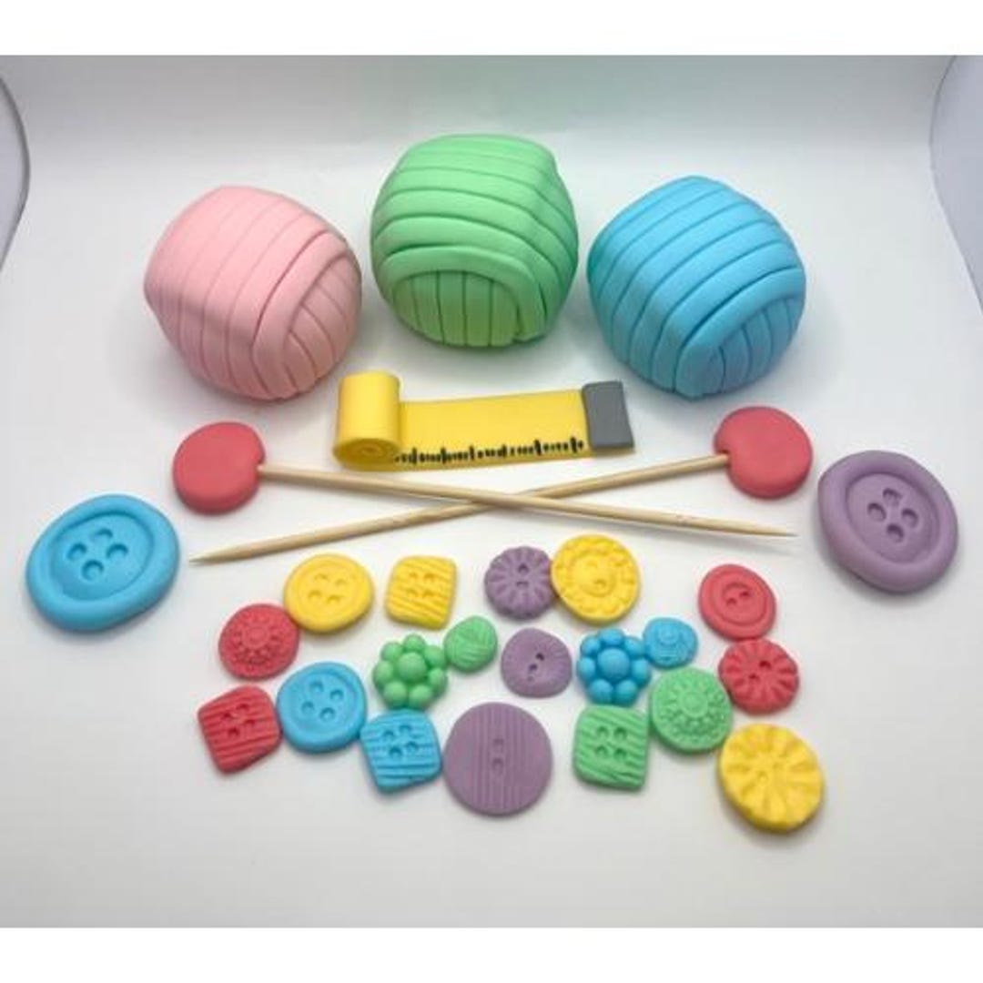 Knitting Cake Topper, Sewing Cake Topper, Crafting Cake Topper ...