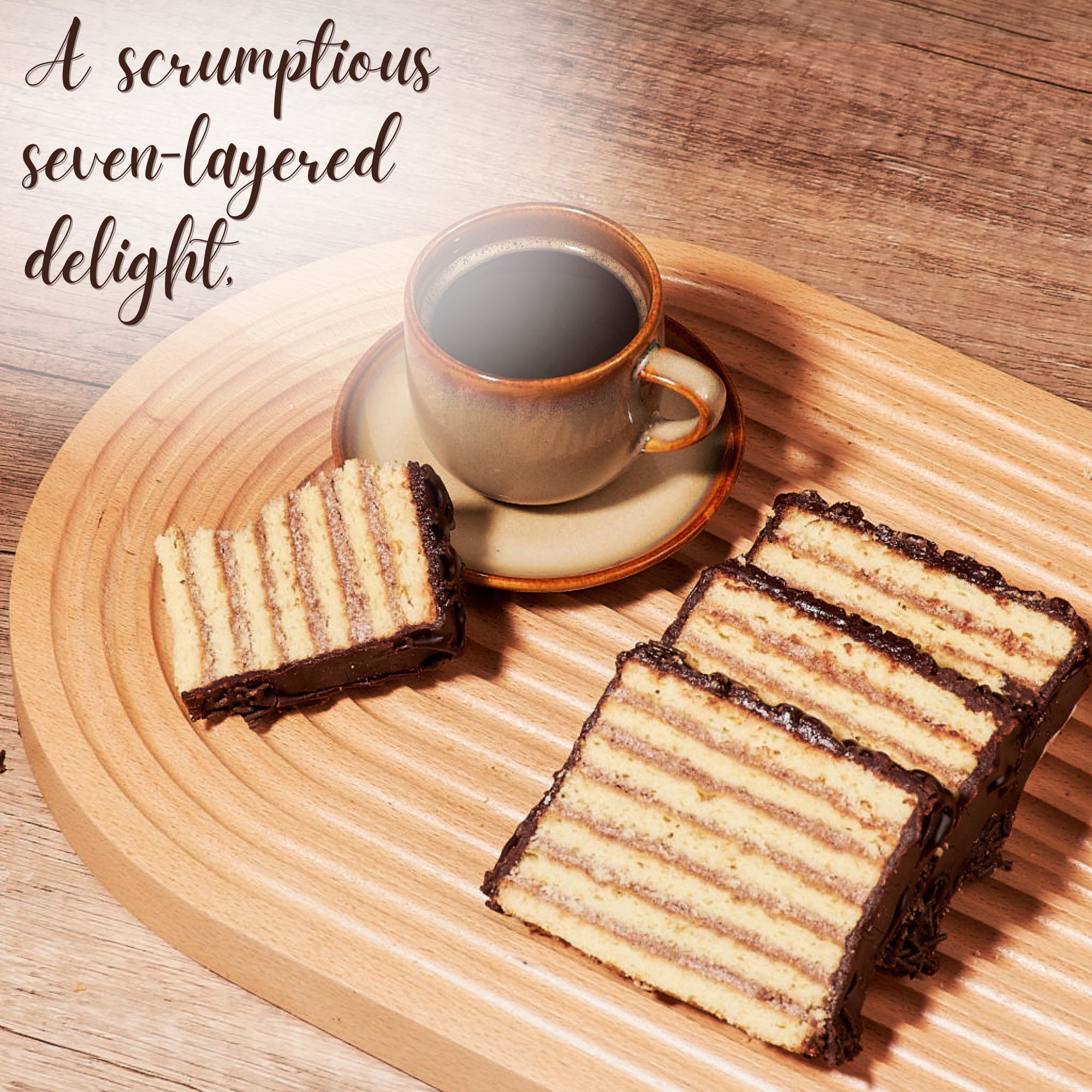 Seven Layer Cake | Petit Four Cakes | Dobosh Torte | 7 Layer Cakes ...