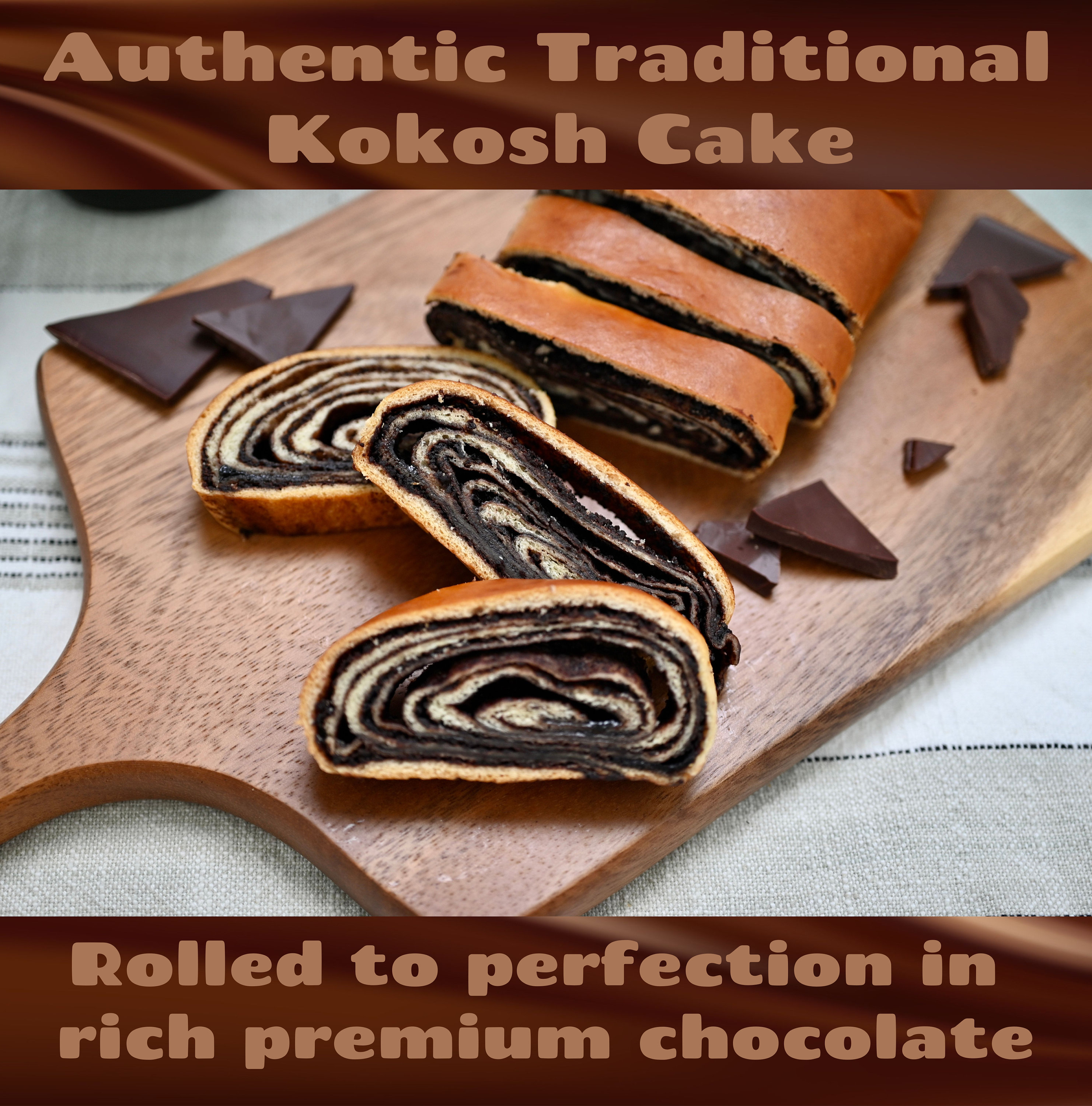 Hungarian Chocolate Kokosh Cake |chocolate Babka Bread |coffee Cake ...