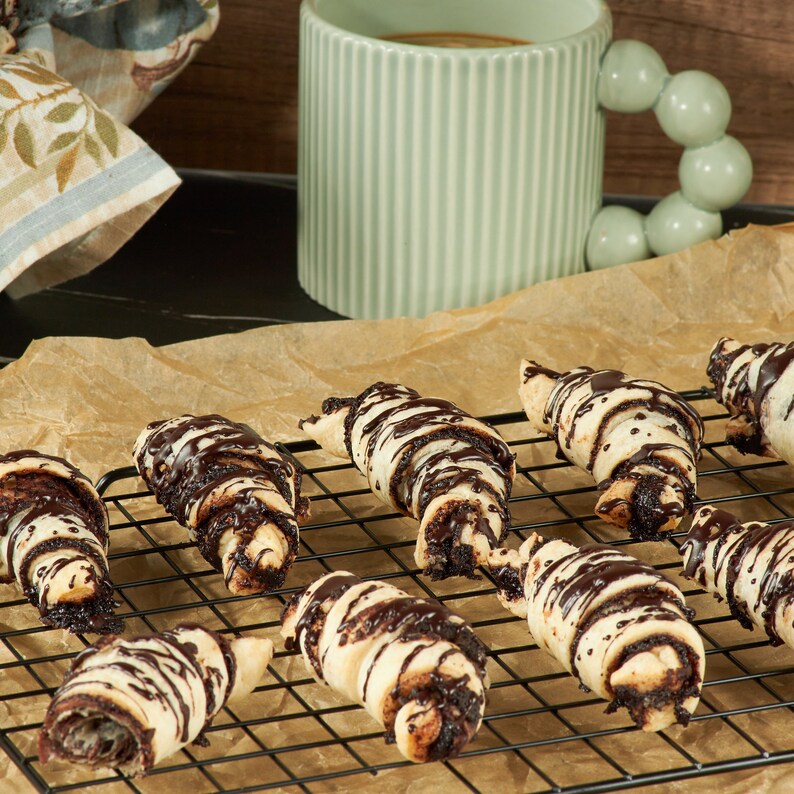 Diabetic Sugar-free Chocolate Croissants by Sterns Bakery 10 Count Low ...