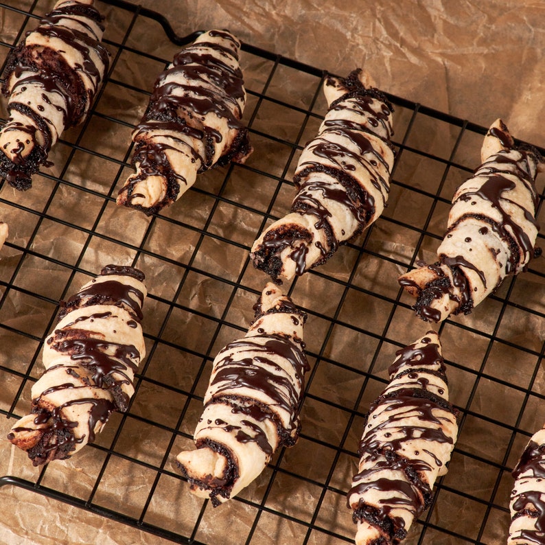 Diabetic Sugar-free Chocolate Croissants by Sterns Bakery 10 Count Low ...