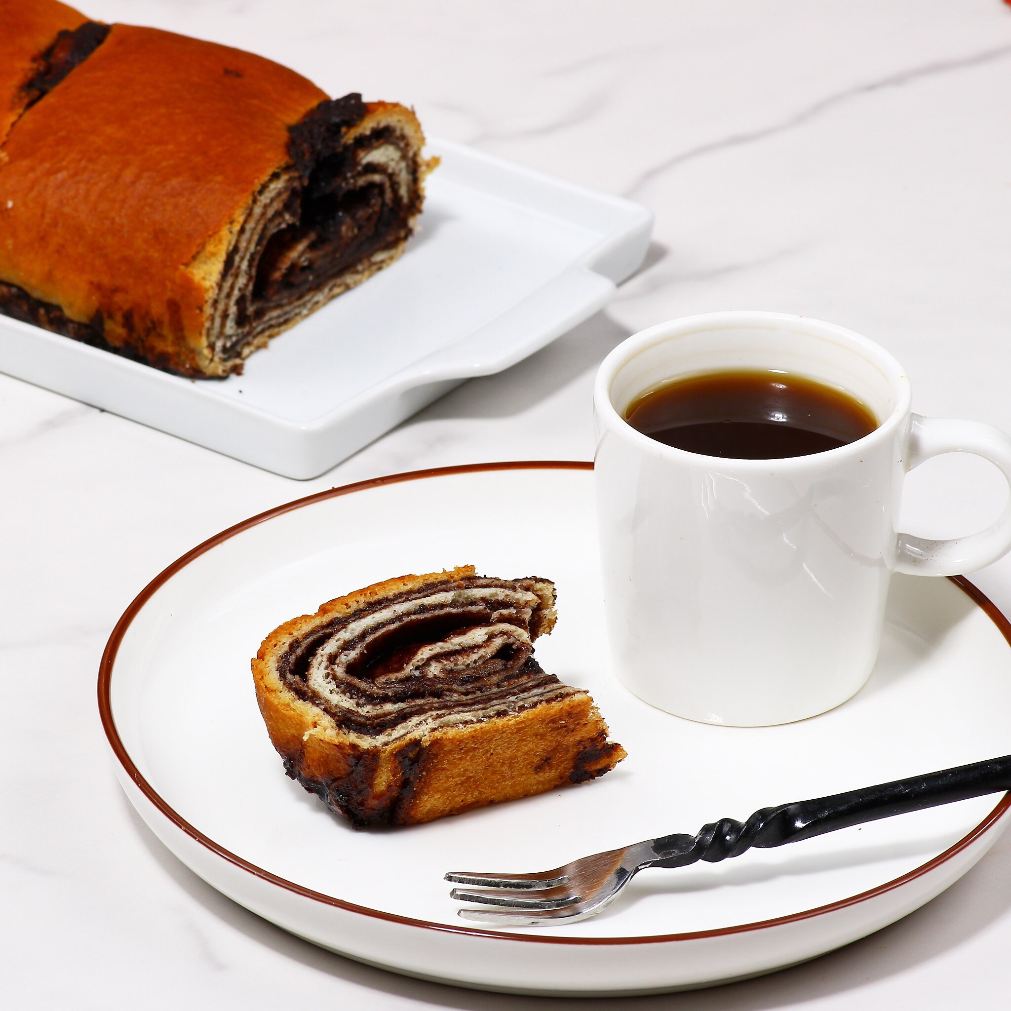 Hungarian Chocolate Kokosh Cake |chocolate Babka Bread |coffee Cake ...