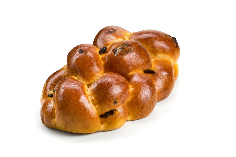 Stern's Bakery Kosher Fresh Traditional Raisin Challah Bread 16 Ounce ...