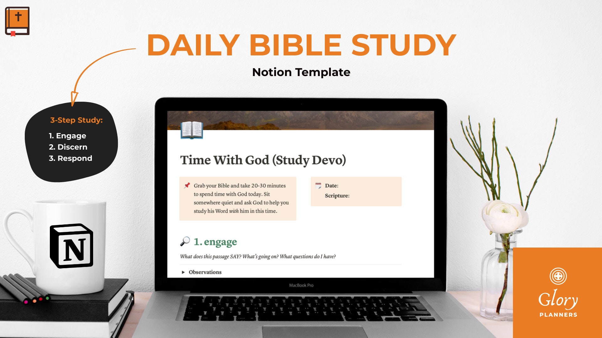 Notion Template | Time With God Daily Bible Study - Etsy