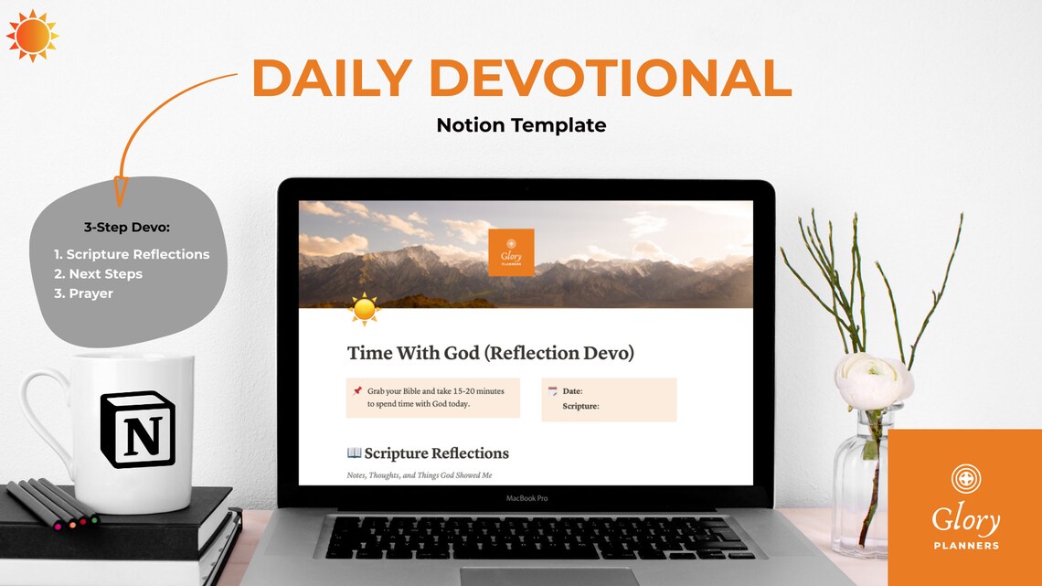 Notion Template | Time With God Daily Reflection Devotional - Etsy