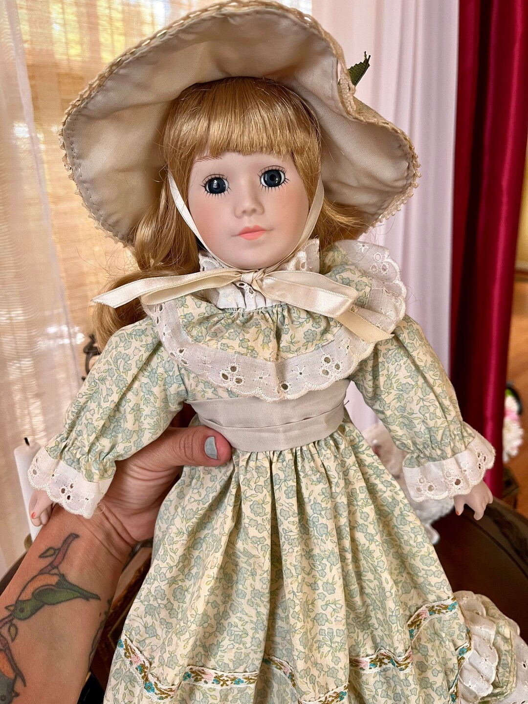 Porcelain Doll Vintage Little House on the Prairie W/voice Box - Etsy
