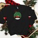 Merry Christmas Crewneck, Red Christmas Truck Sweatshirt, Holiday ...