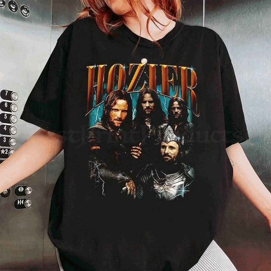 Lord of the Rings Hozier Shirt - Aragorn Funny Music Tee - Etsy