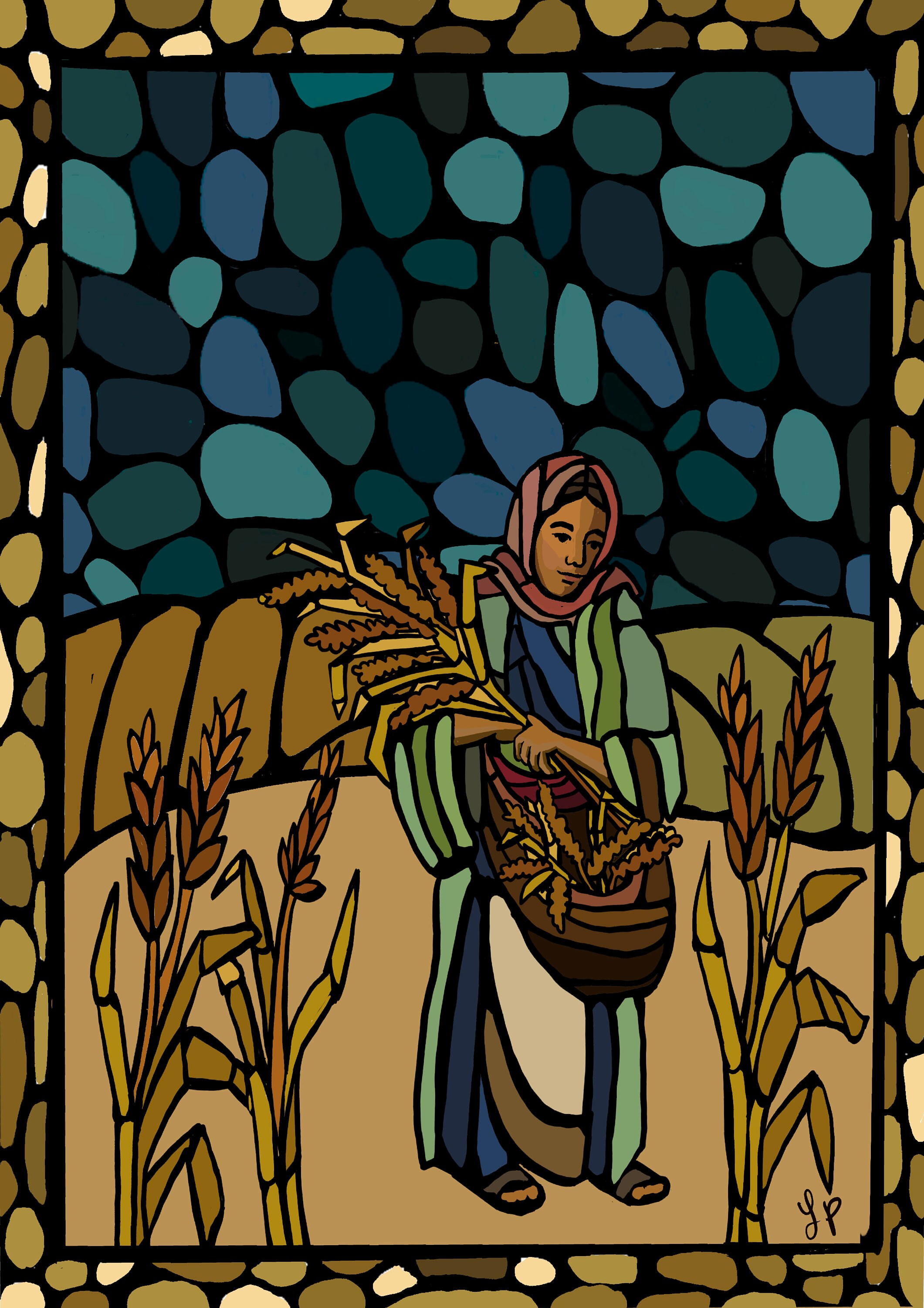 Printable Ruth Portrait Instant Digital Download Religious Christian ...