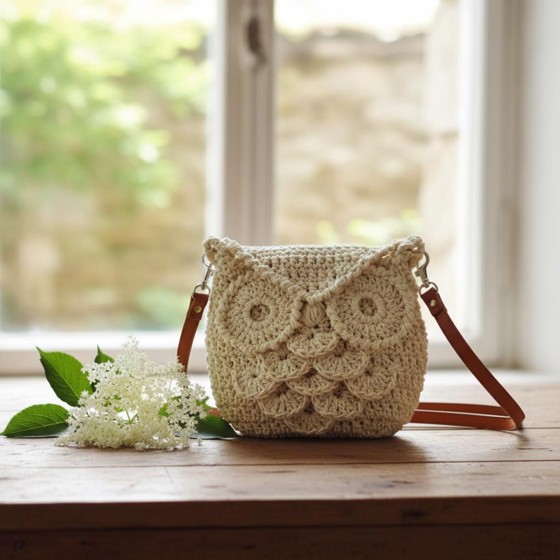 Athena Owl Bag Crochet Pattern PDF | Owl Handbag Crochet DIY | Cute Owl ...