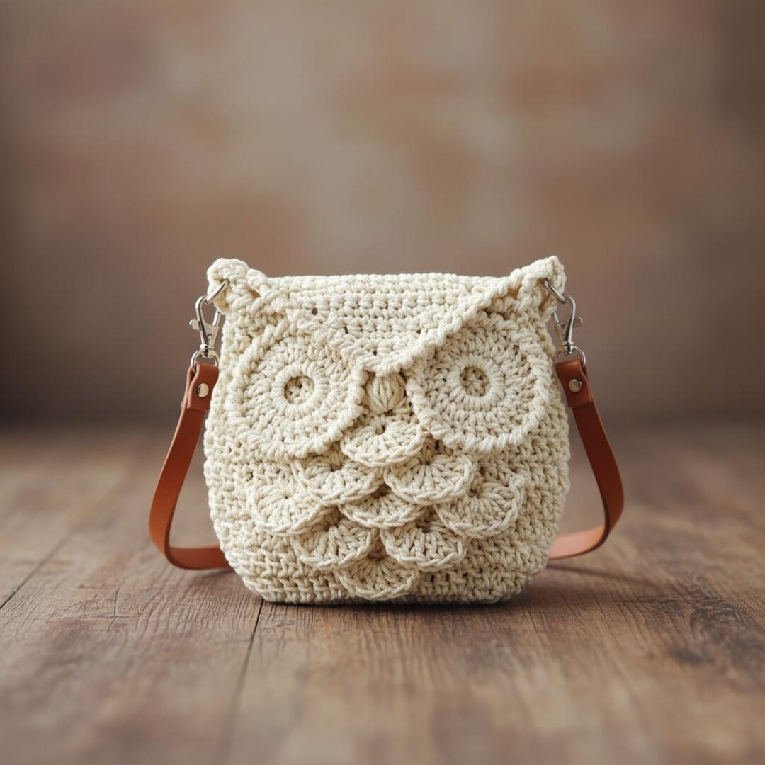 Athena Owl Bag Crochet Pattern PDF | Owl Handbag Crochet DIY | Cute Owl ...