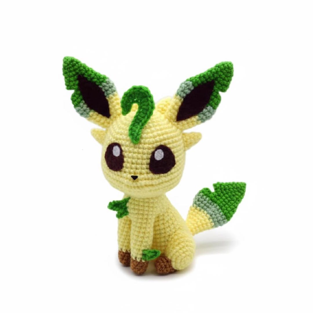 Chibi Leafeon Amigurumi Crochet Pattern PDF - Etsy