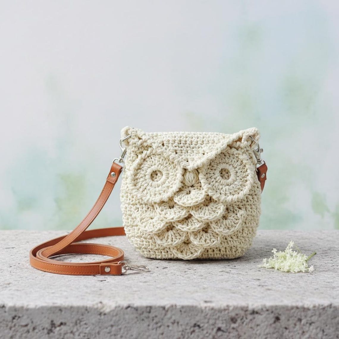Athena Owl Bag Crochet Pattern PDF | Owl Handbag Crochet DIY | Cute Owl ...