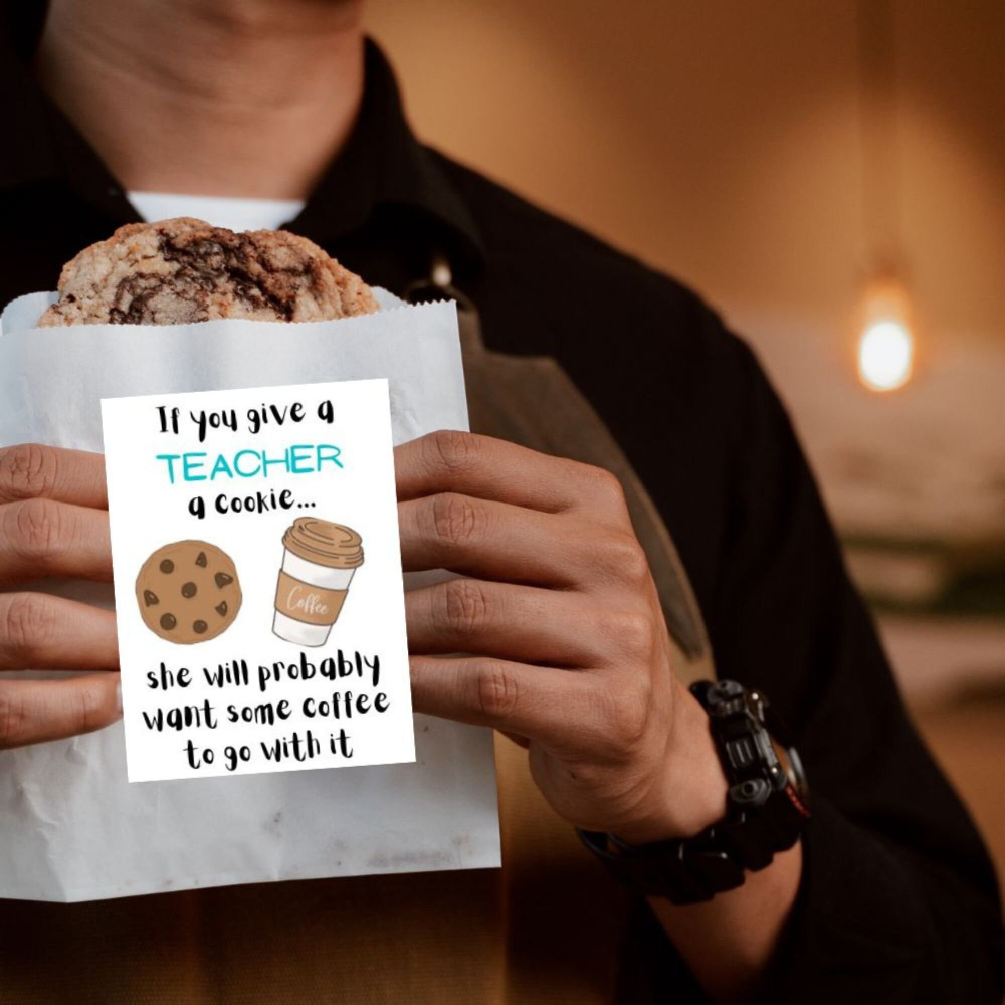 Printable Teacher Appreciation Gift Tag | If You Give a Teacher a ...