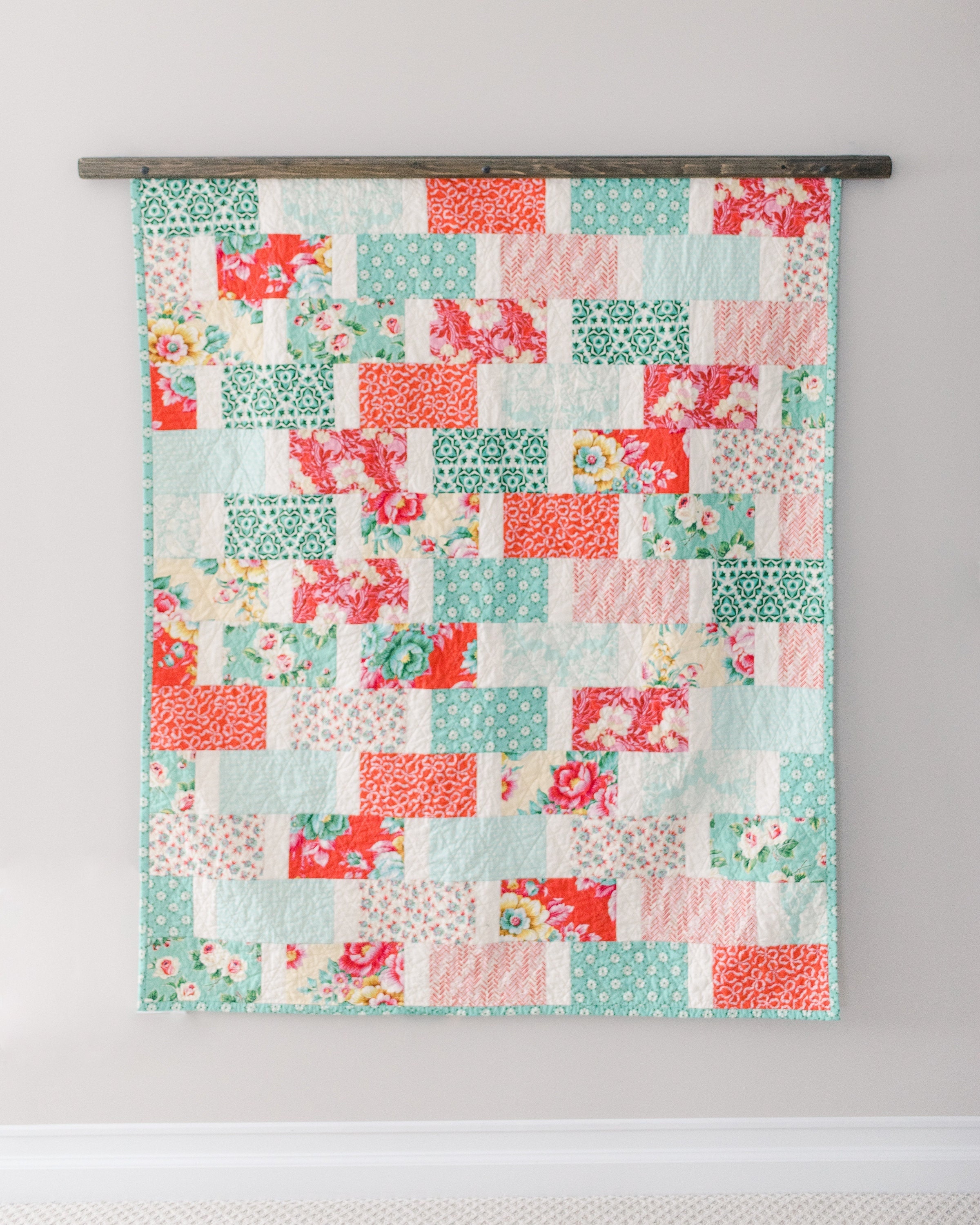 Handmade Throw Quilt in Gold and Orange — Lifting Limits Quilting