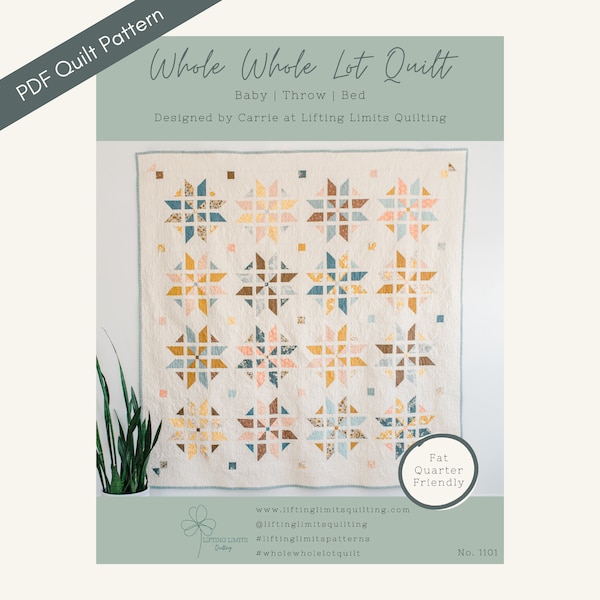 Queen Quilt Pattern - Etsy