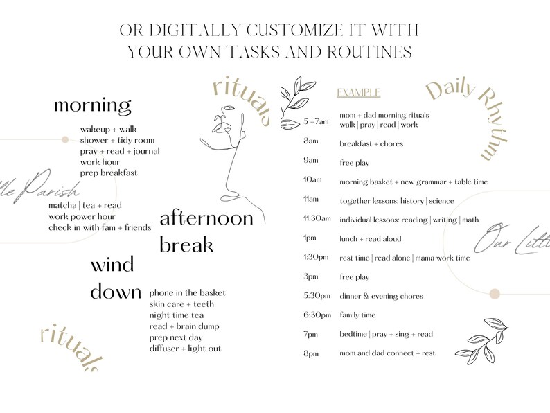 Homeschool Mom Family Rhythms and Routines | Self Care Rituals ...