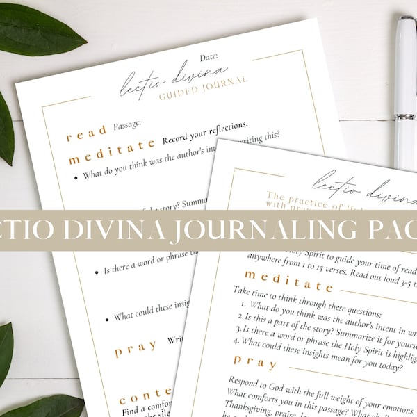 Lectio Divina Printable - Etsy