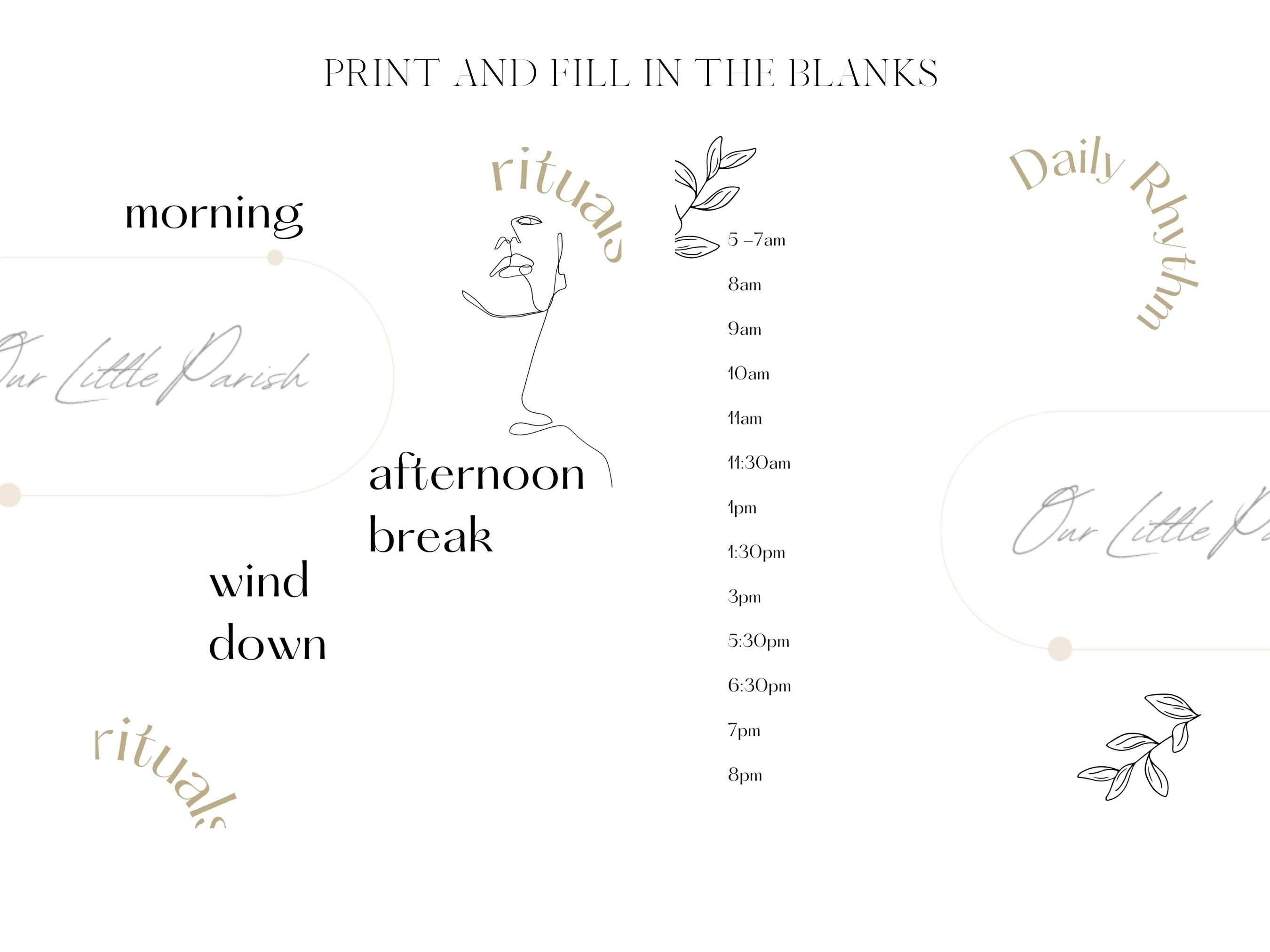 Homeschool Mom Family Rhythms and Routines | Self Care Rituals ...