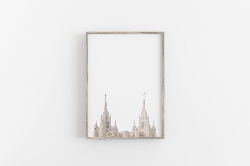 San Diego, California Temple Bundle | Horizontal AND Vertical {digital ...