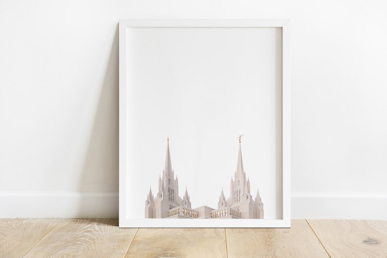 San Diego, California Temple Bundle | Horizontal AND Vertical {digital ...