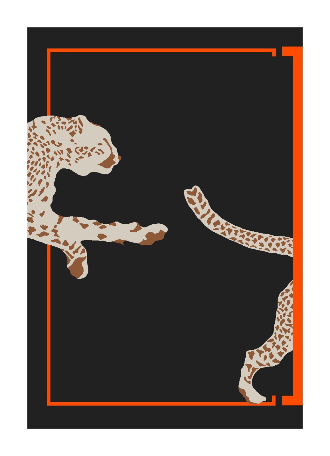 Luxury Leopard Rug,hand Tufted Rug.leopard Print Rug. Running Leopard ...