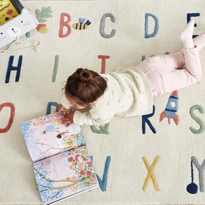 Alphabet Kids Hand Tufted Rug Kids Alphabet Rug Kids Rug - Etsy