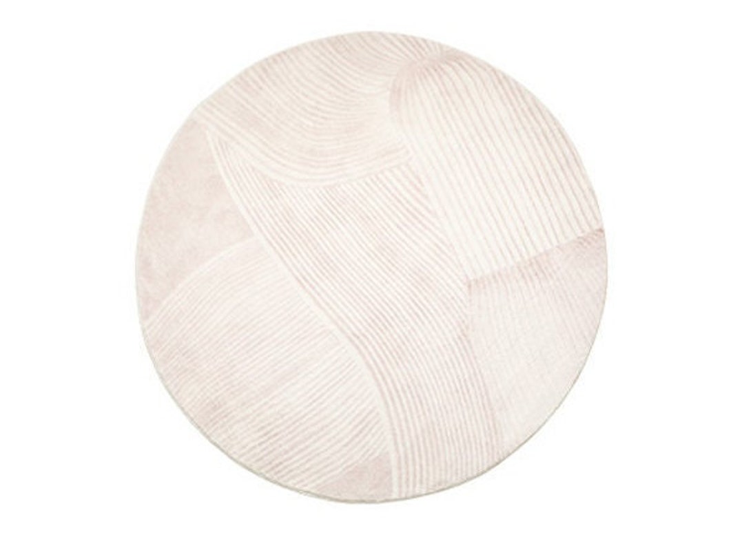 Luxury Round Exclusive Handtufted Rug All Cut Rug,wool Round Rug ...