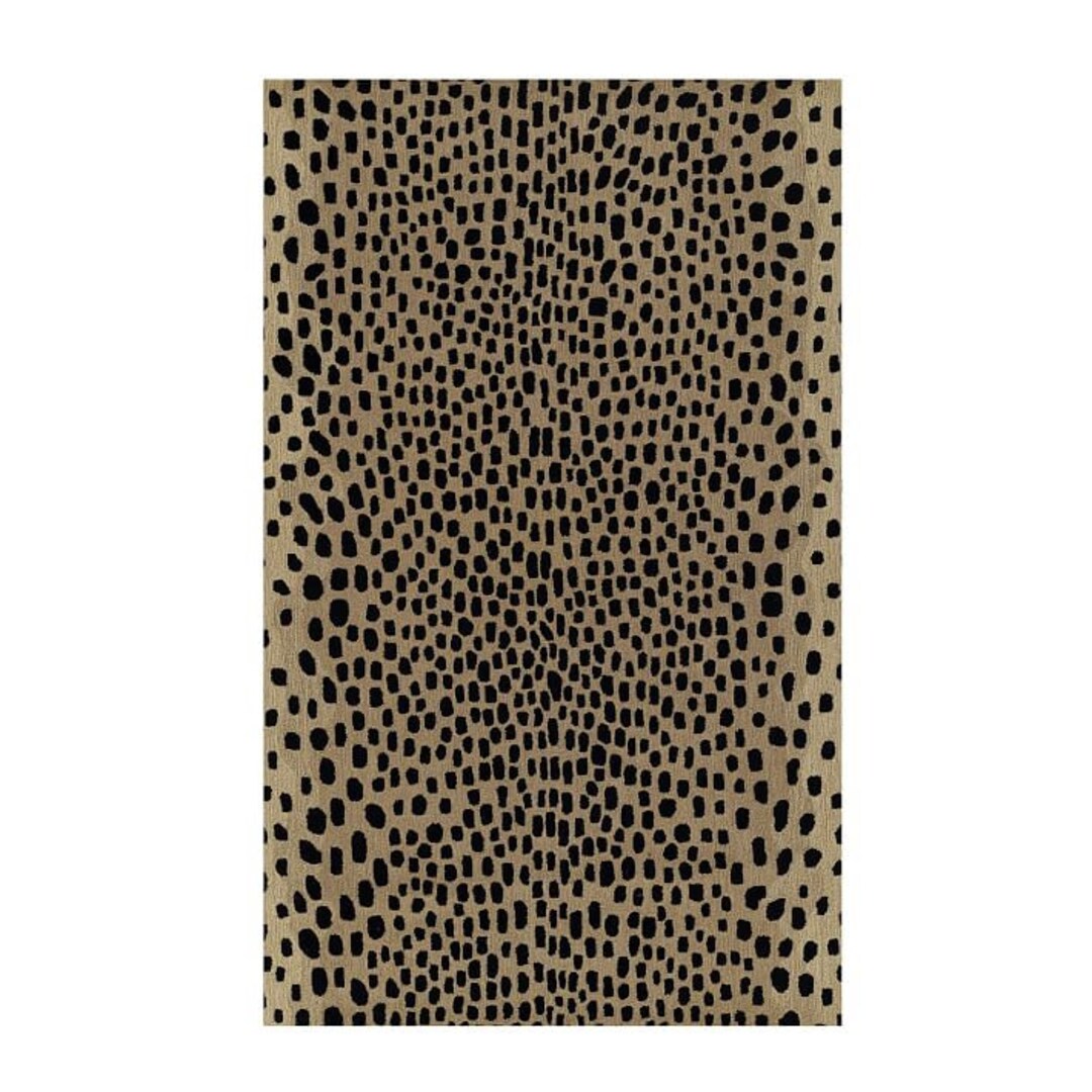Leopard Skin Rug, Leopard Square Rug, Hand Tufted Rug, Jaguar Rug,home ...