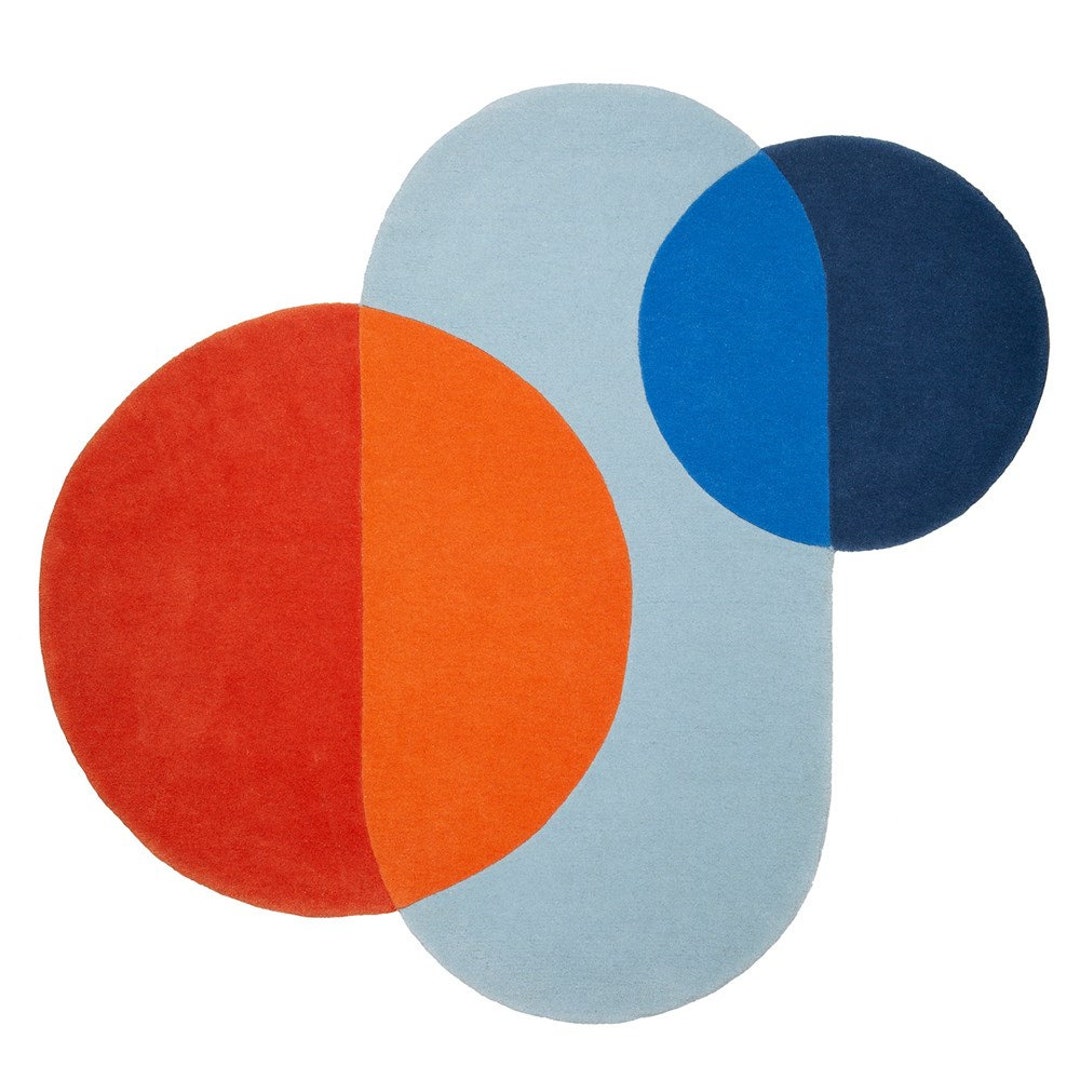 Luxury Shaped Round Hand Tufted Rug,cut Pile Rug,wool Round Rug ...