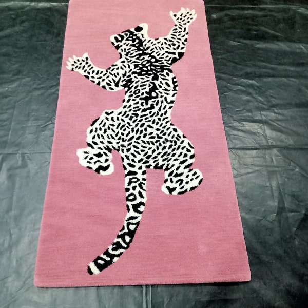 Pink Animal Rug - Etsy