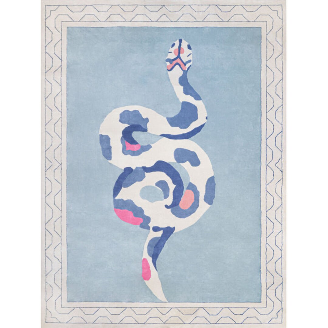 Luxury Snake Hand Tufted Rug,multi Color Snake Woolen Rugs, Soft Rugs ...